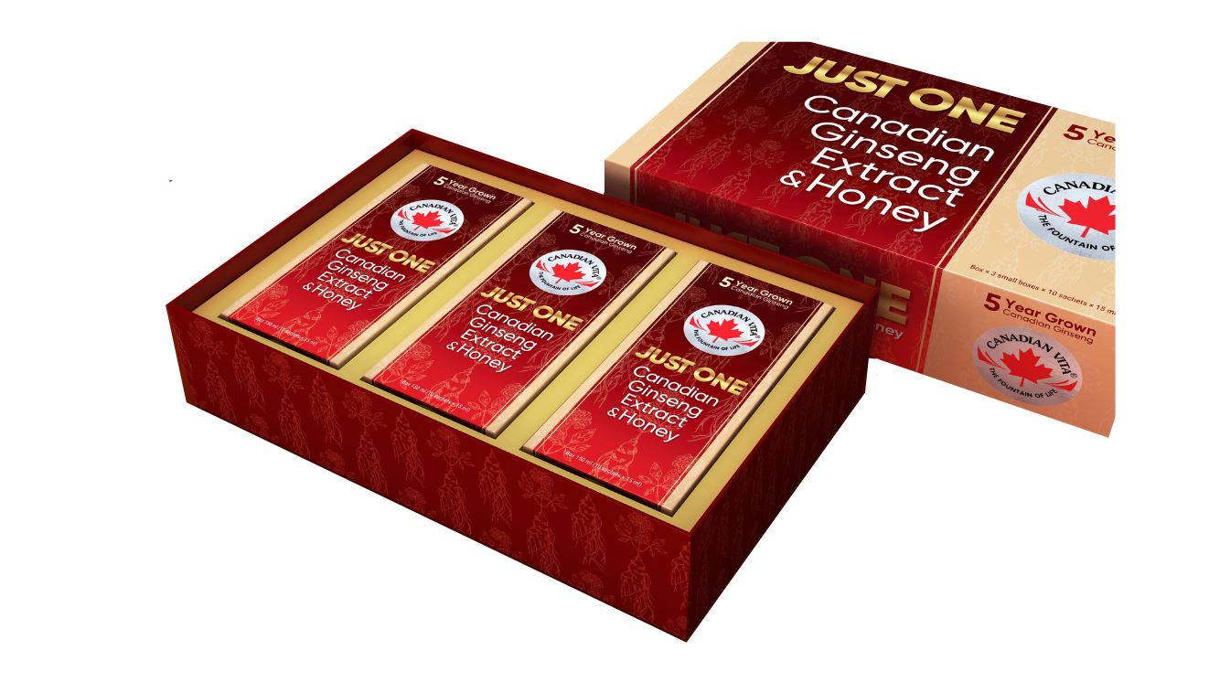 JustOne Ginseng Extract & Honey – Canadian Vita Corporation